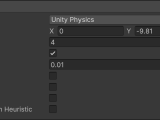 The Physics Step Authoring Component Unity Physics 1 3 9