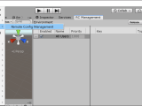 Navigating To The Rc Management Window In The Unity Editor
