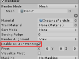 Particle System Gpu Instancing Unity Manual