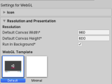 Using Webgl Templates Unity Manual