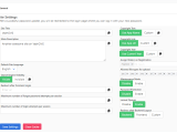 General Setting Vaah Docs