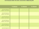 Free 3 Column Chart Template For Google Docs