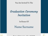 Graduation Ceremony Invitation Wording Jenny Printable
