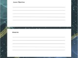 Free Substitute Lesson Plan Template Gerald Printable