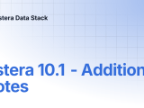 Astera 10 1 Additional Notes Version 10 Astera Data Stack
