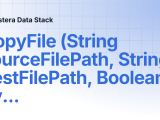 Copyfile String Sourcefilepath String Destfilepath Boolean Overwrite