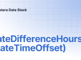 Datedifferencehours Datetimeoffset Astera Data Stack