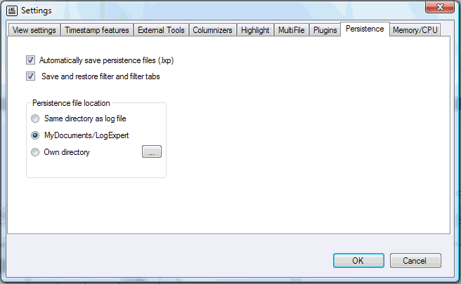 Settings Logexpert Documentation - Premium Mountain Picture Gallery - High Resolution