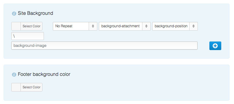 Background Settings | WYZI - Documentation