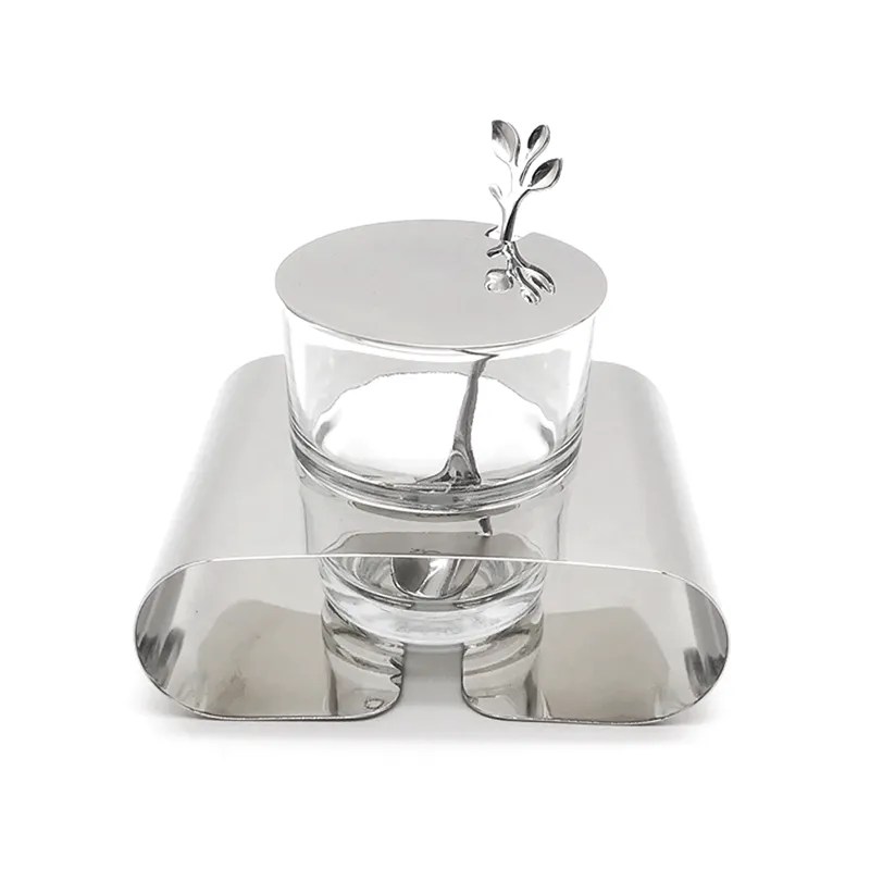 Sugar and Condiment Solo Set Silver - DODO'S TRENDS