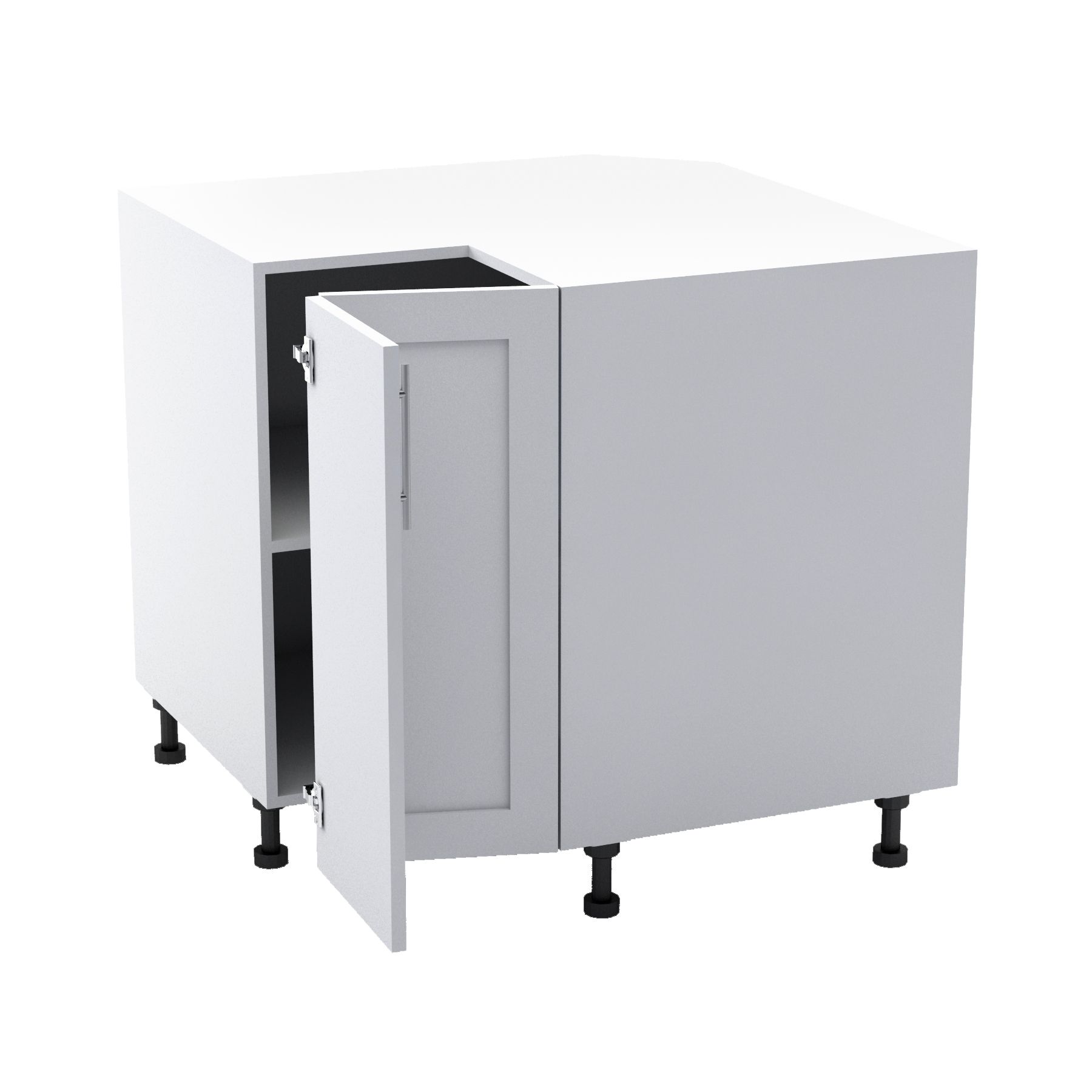 36'' Base Corner Kitchen Cabinet White Shaker