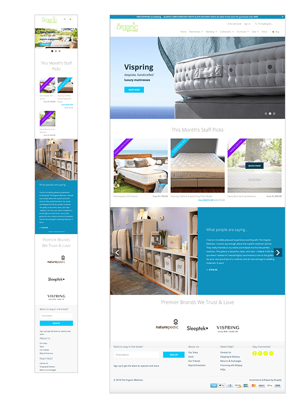 DOLCE » The Organic Mattress