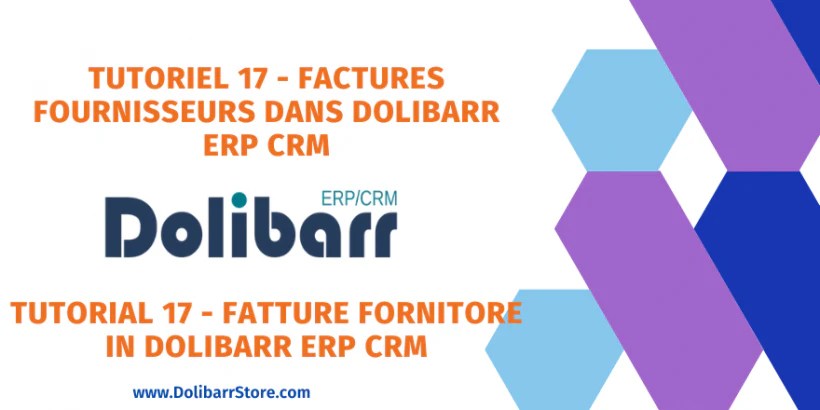 Tutorial 17 Supplier Invoices In Dolibarr Erp Crm Dolibarr Marketplace