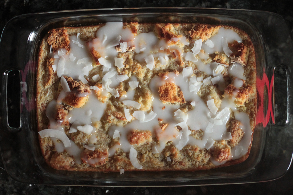 Leftover Cake Bread Pudding - Domestic B(i)atch