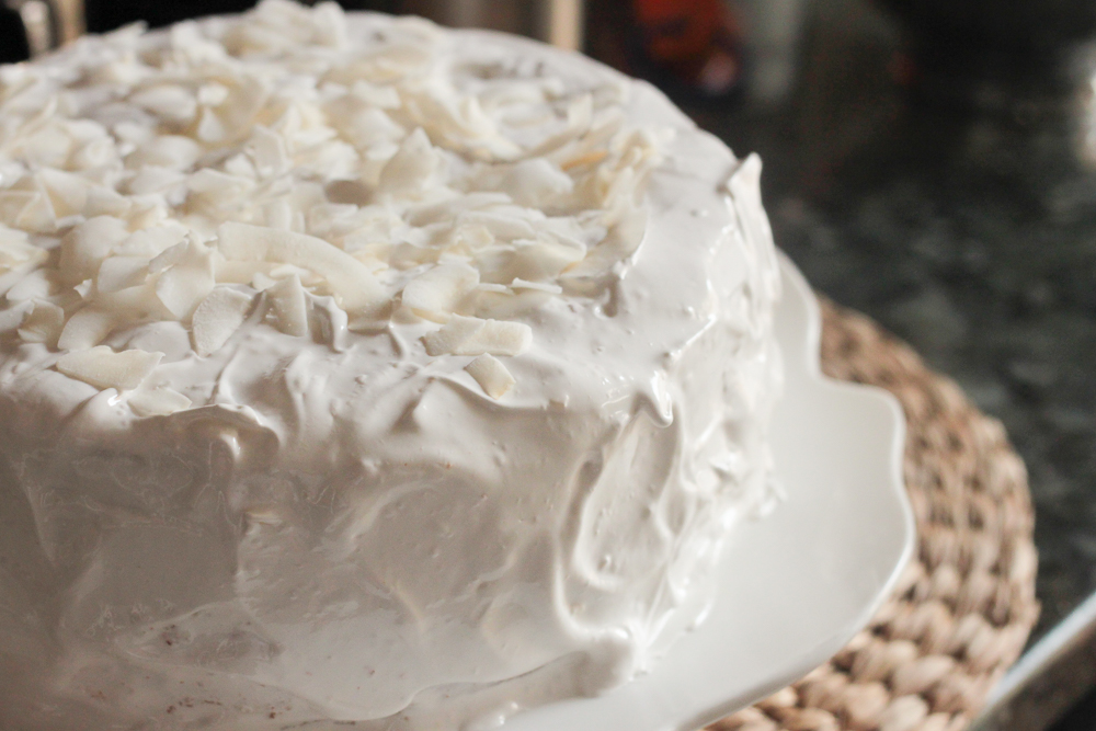 Coconut Birthday Cake - Domestic B(i)atch