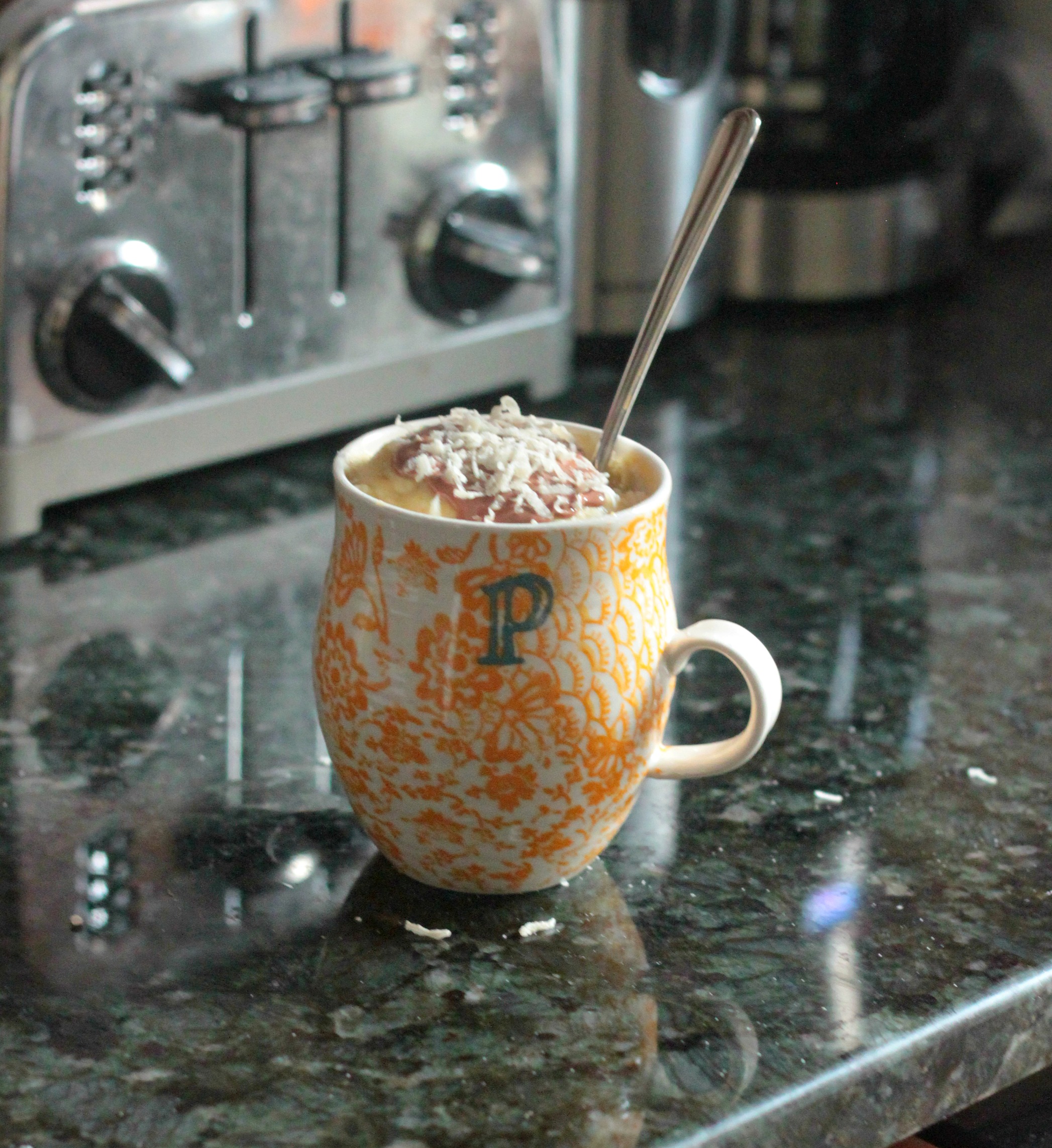 The Weekend ReTREAT: Coconut Mug Cake - Domestic B(i)atch