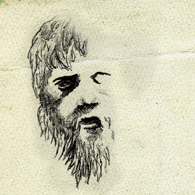 Ink Portrait of Plato | Doodlebook