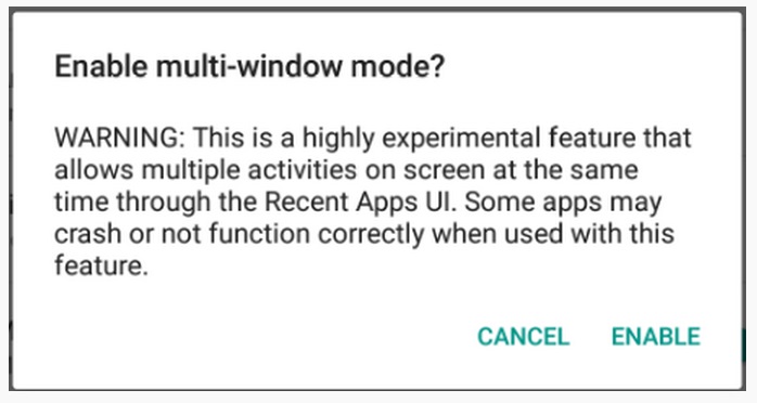 How To Enable Multi-Window Mode On Android M Developer Preview - Dory Labs