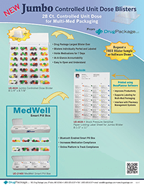Unit Dose Jumbo Blister Card - Doseplanner