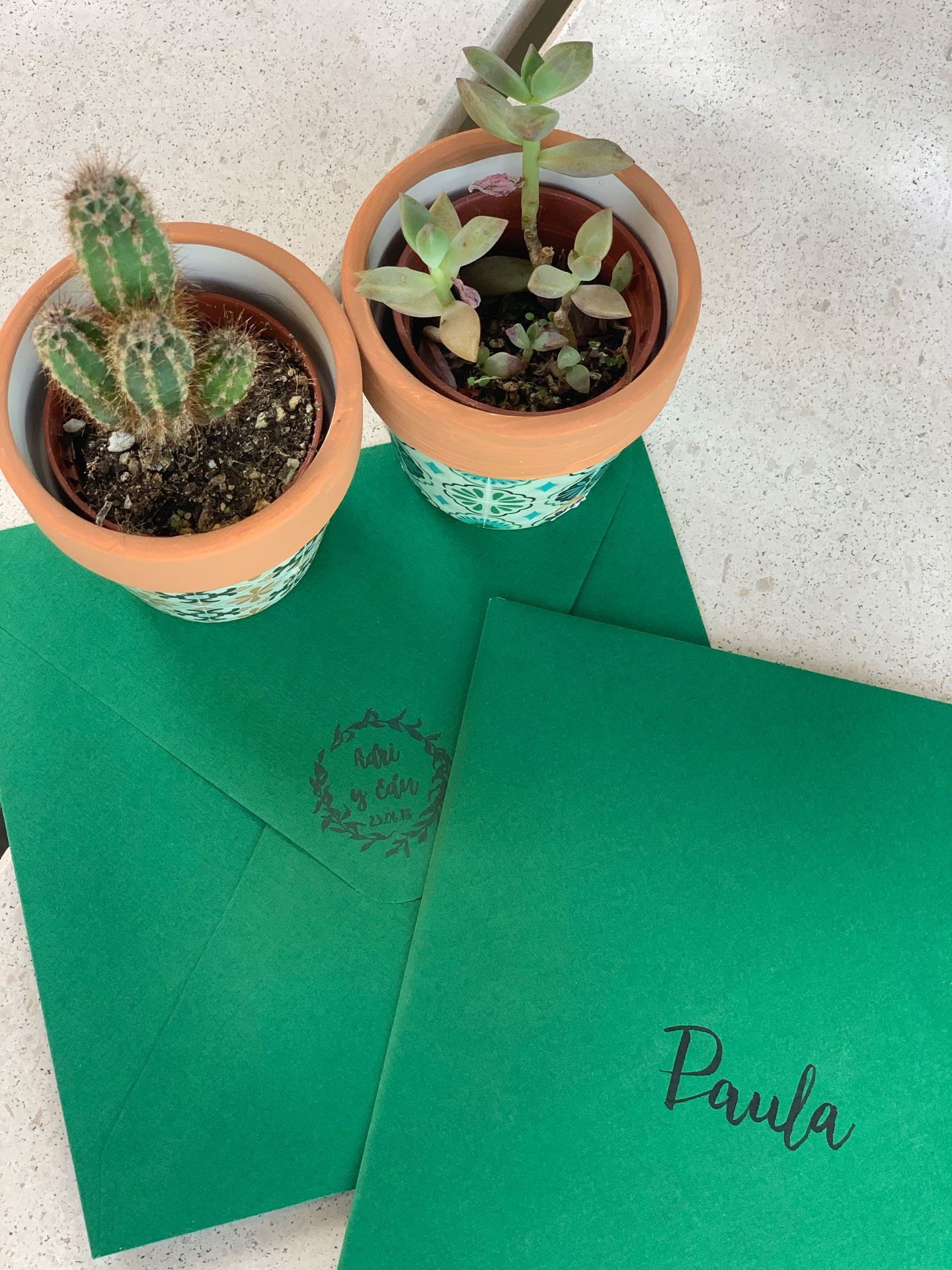 Dos Terrones | Sello tinta