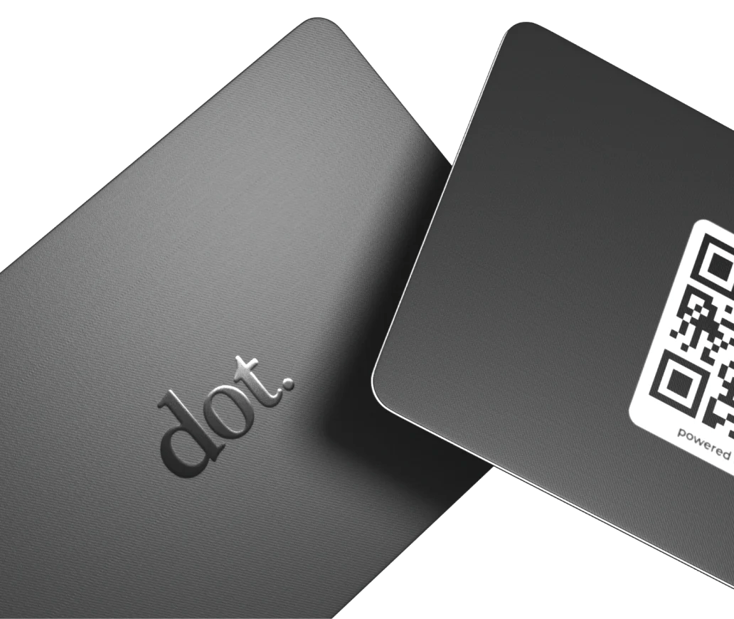 Dot Cards Digital Business Card Of The Future Dot Cards