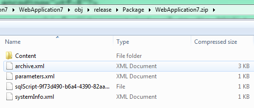 The Anatomy Of A Webdeploy Package Dotnet Catch Blogging Net C And Devops Topics