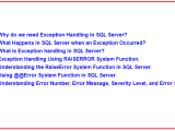 Error Handling In Sql Server Sql Server Error Log Configuration