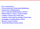 Multithreading In Python With Examples Dot Net Tutorials