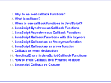 Javascript Callback Functions With Examples Dot Net Tutorials
