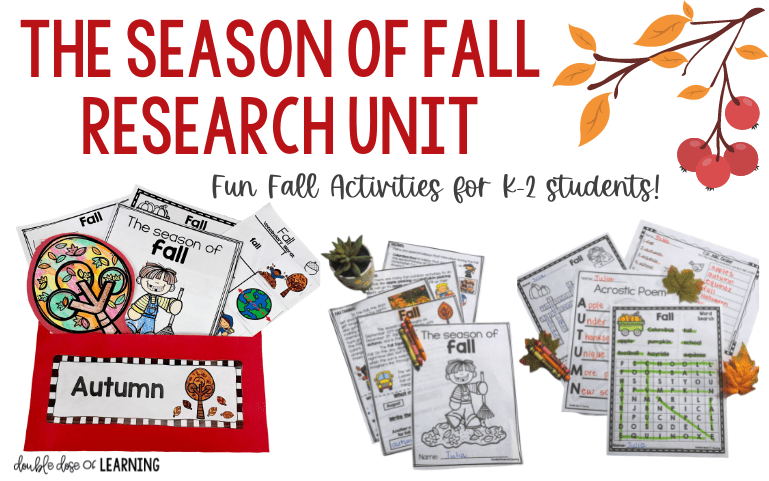 The Season of Fall Research Unit - Double Dose of Learning