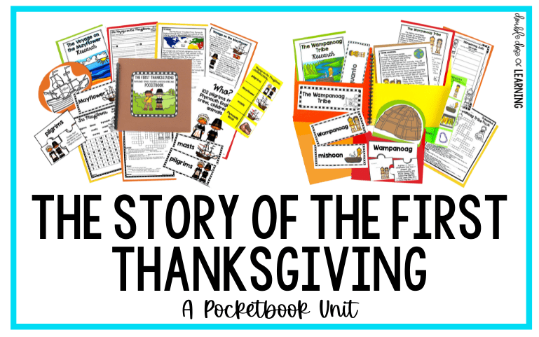 Thanksgiving Pocketbook Unit - Double Dose of Learning