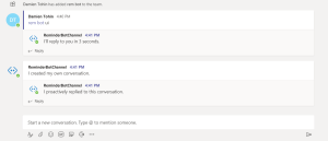 Building a Proactive Message Bot in Teams with The Botframework v4 in c# | Doumer's Blog