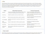 Differentiable Programming Vs Functional Programming In Technology