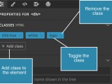 Element Properties Pinegrow Web Editor