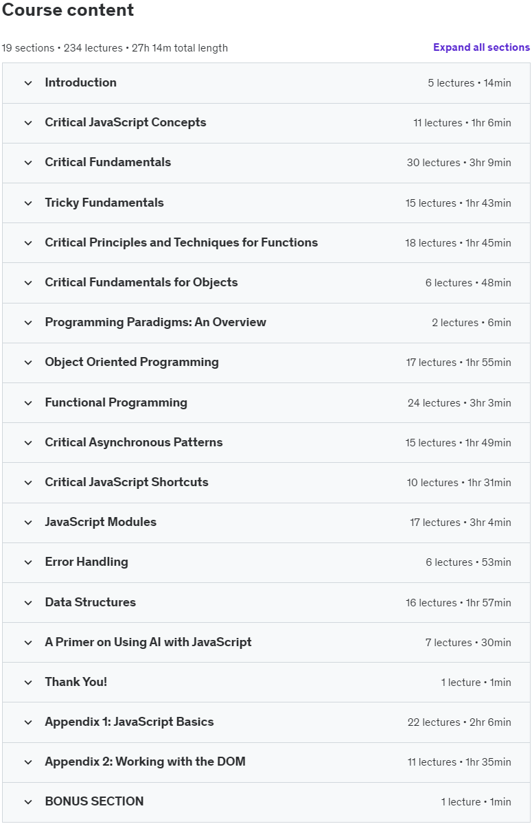 JavaScript: the masterclass on critical parts