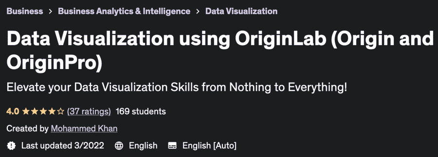 Visualizing data using OriginLab (Origin and OriginPro)