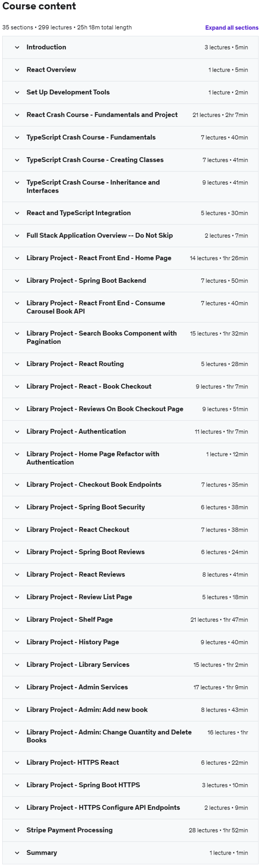 Full Stack: React and Java Spring Boot - The developer's guide