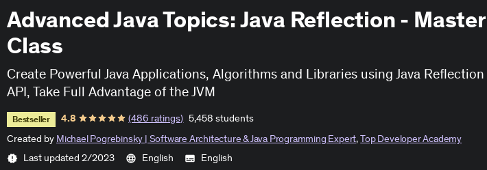 Advanced Java Topics: Java Thinking - Master Class