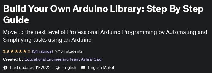 Create your own Arduino library: step-by-step guide