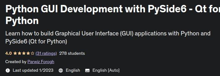 Python GUI Development with PySide6 - Qt for Python