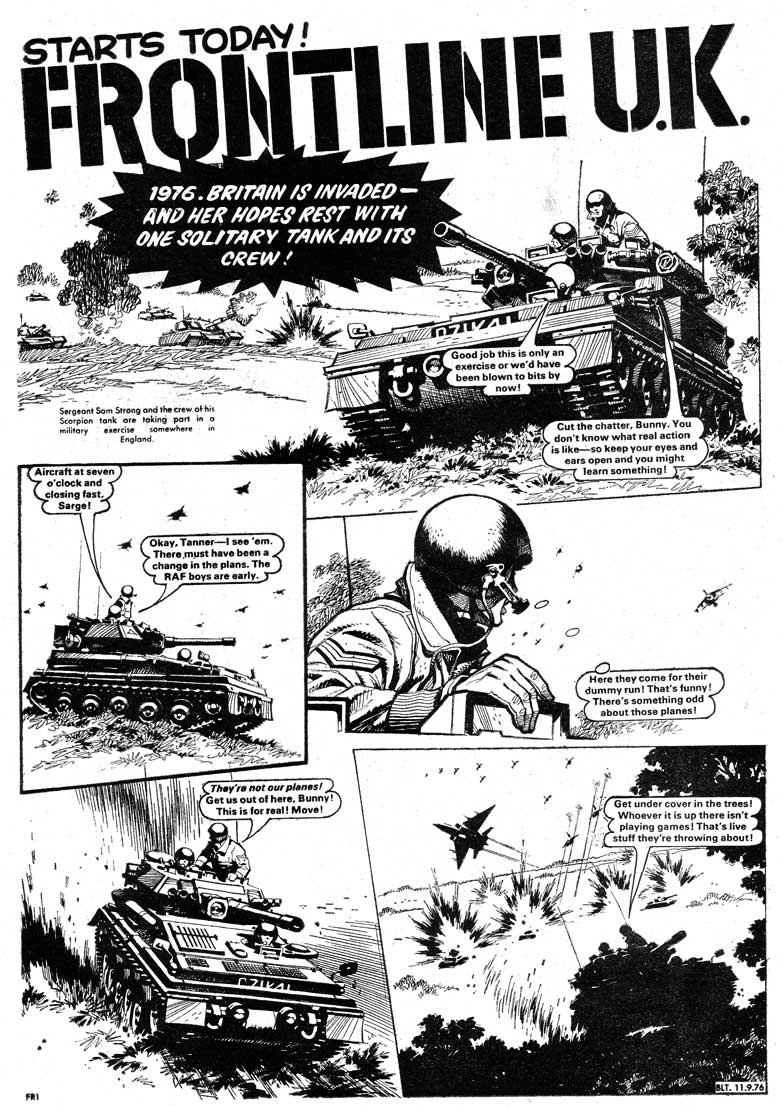 Bear Alley Books announces Bullet strip “Frontline UK” as next ...