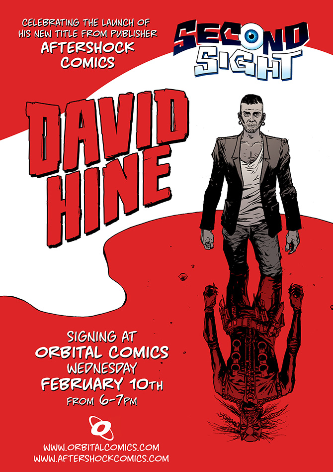 Sneak Preview: Second Sight by David Hine & Alberto Ponticelli, Signing ...