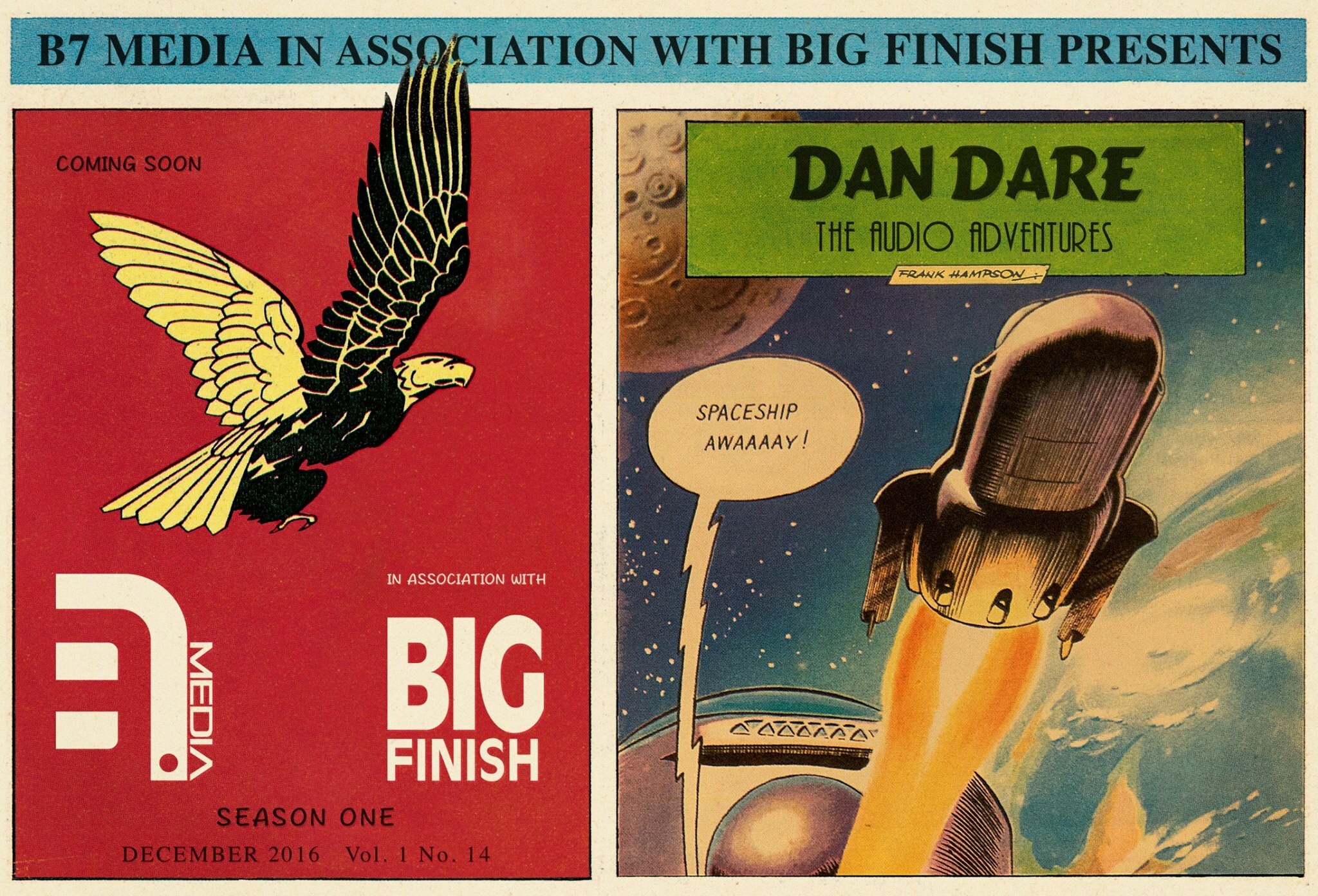 Dan Dare Audio Adventures “Lobby Cards” released, second “film poster ...