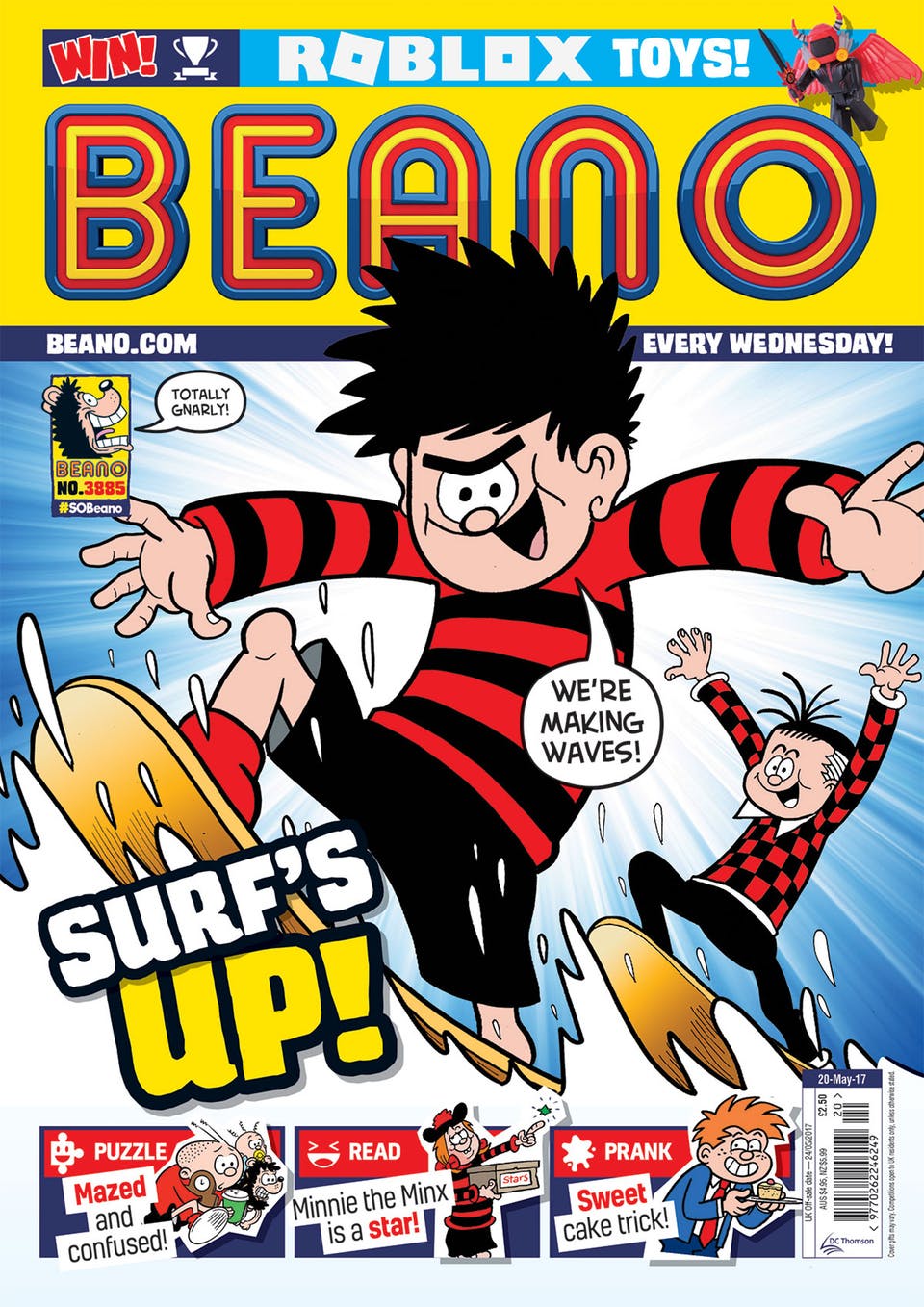 This week’s Beano – Making Waves, As Usual! – downthetubes.net