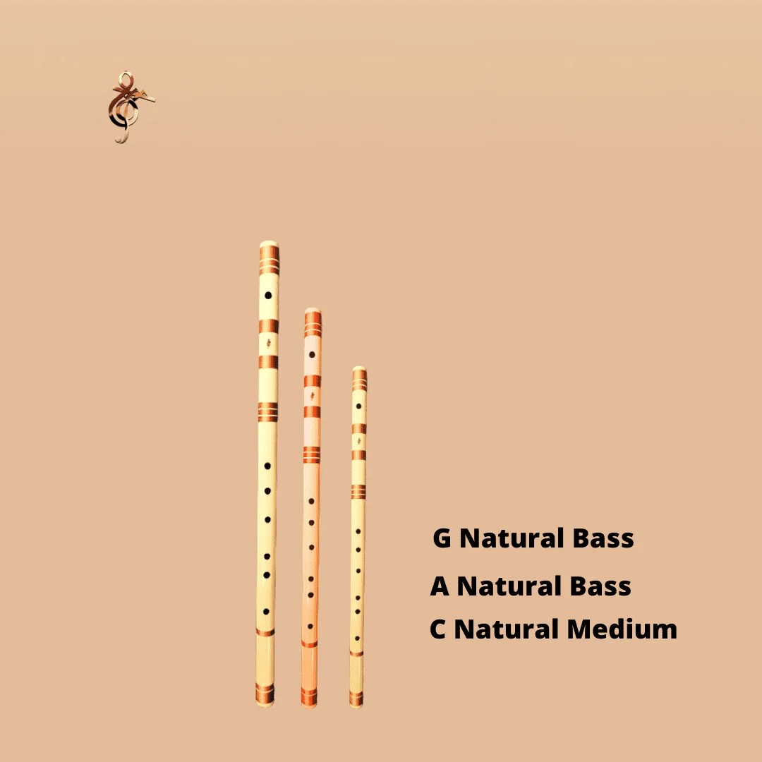 DPflutes Combo Set of 3 flutes : G & A Natural bass & C Natural Medium
