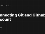 Connecting Git And Github Account