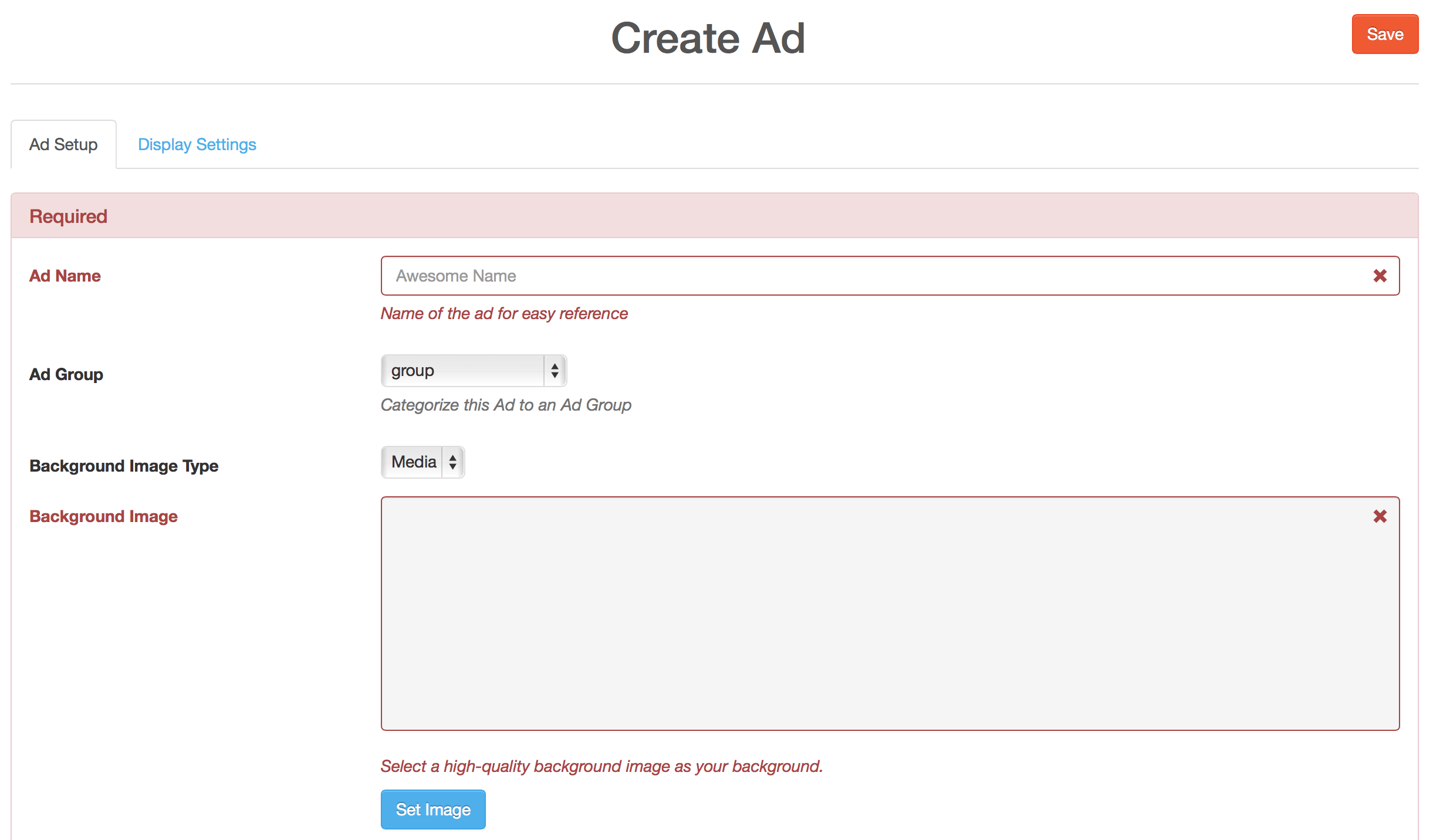 WP Background Takeover Advertisements - DraftPress