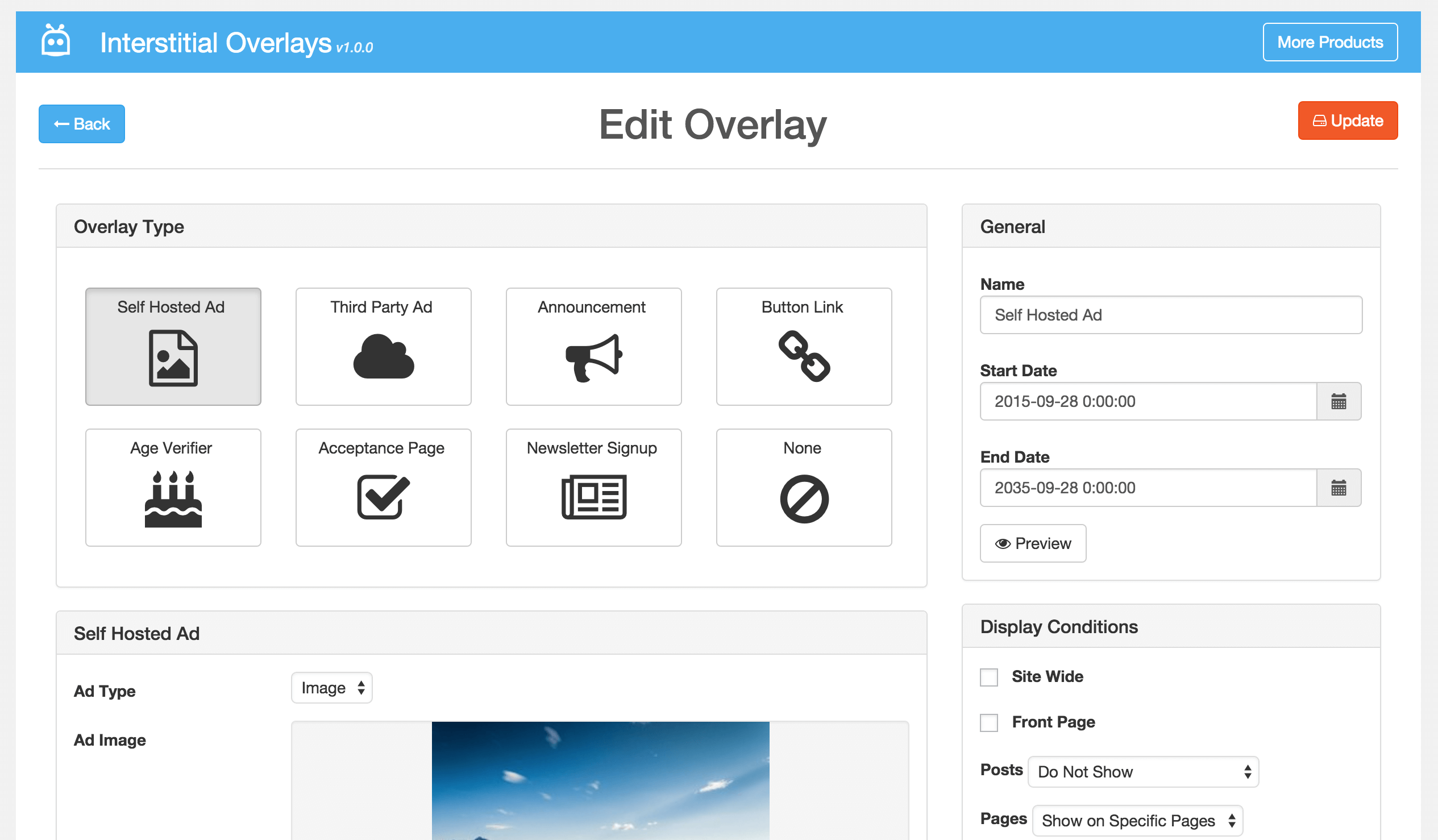 Interstitial Overlays - DraftPress