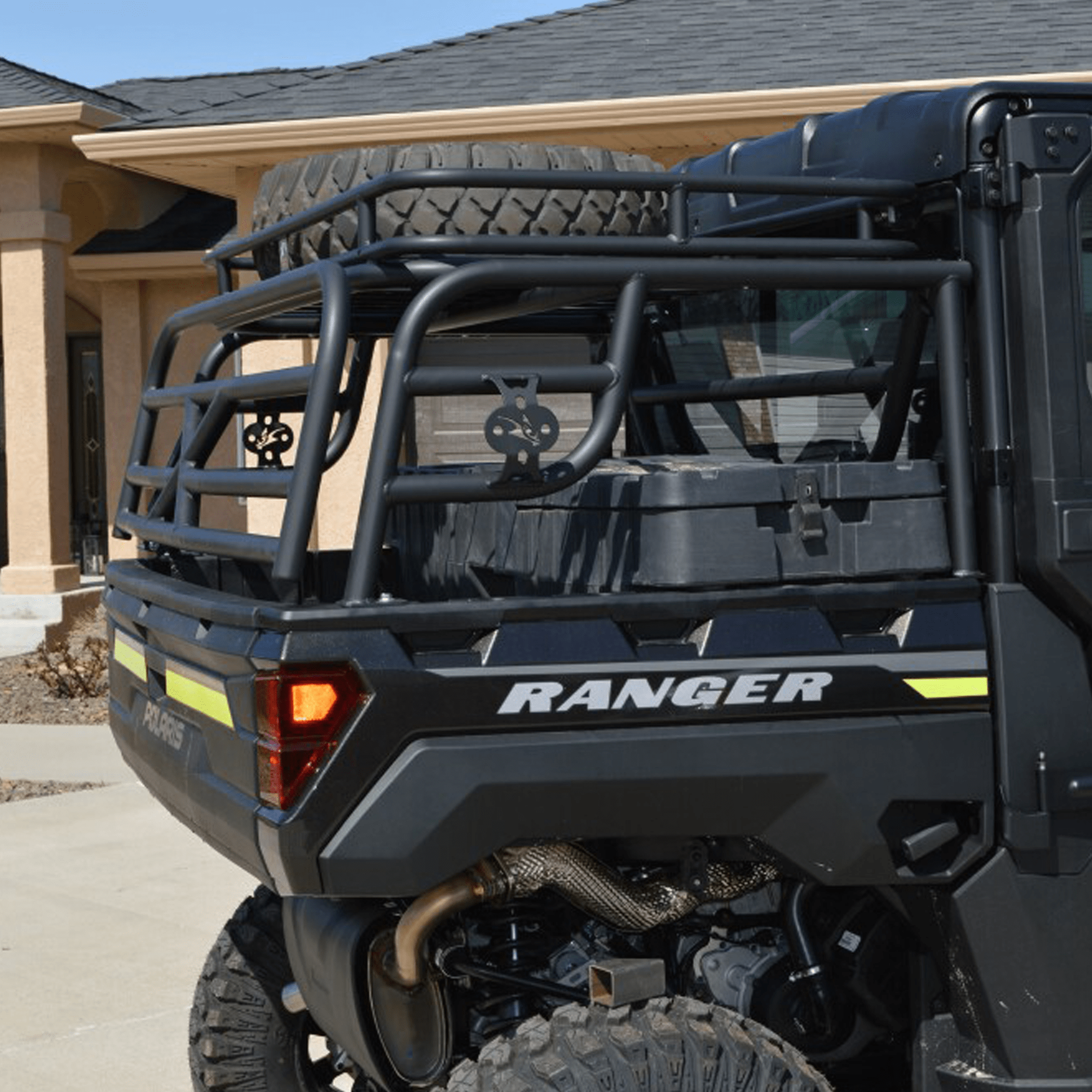 Polaris Ranger Cargo Rack 1.2 (Tailgate) - Dragon Works UTV