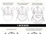 How To Draw A Viking Draw From Scratch